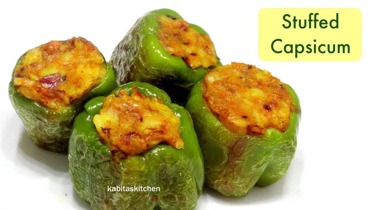 Stuffed Capsicum Recipe | Bharwa Shimla Mirch Recipe Stuffed Capsicum Recipe | Bharwa Shimla Mirch Recipe